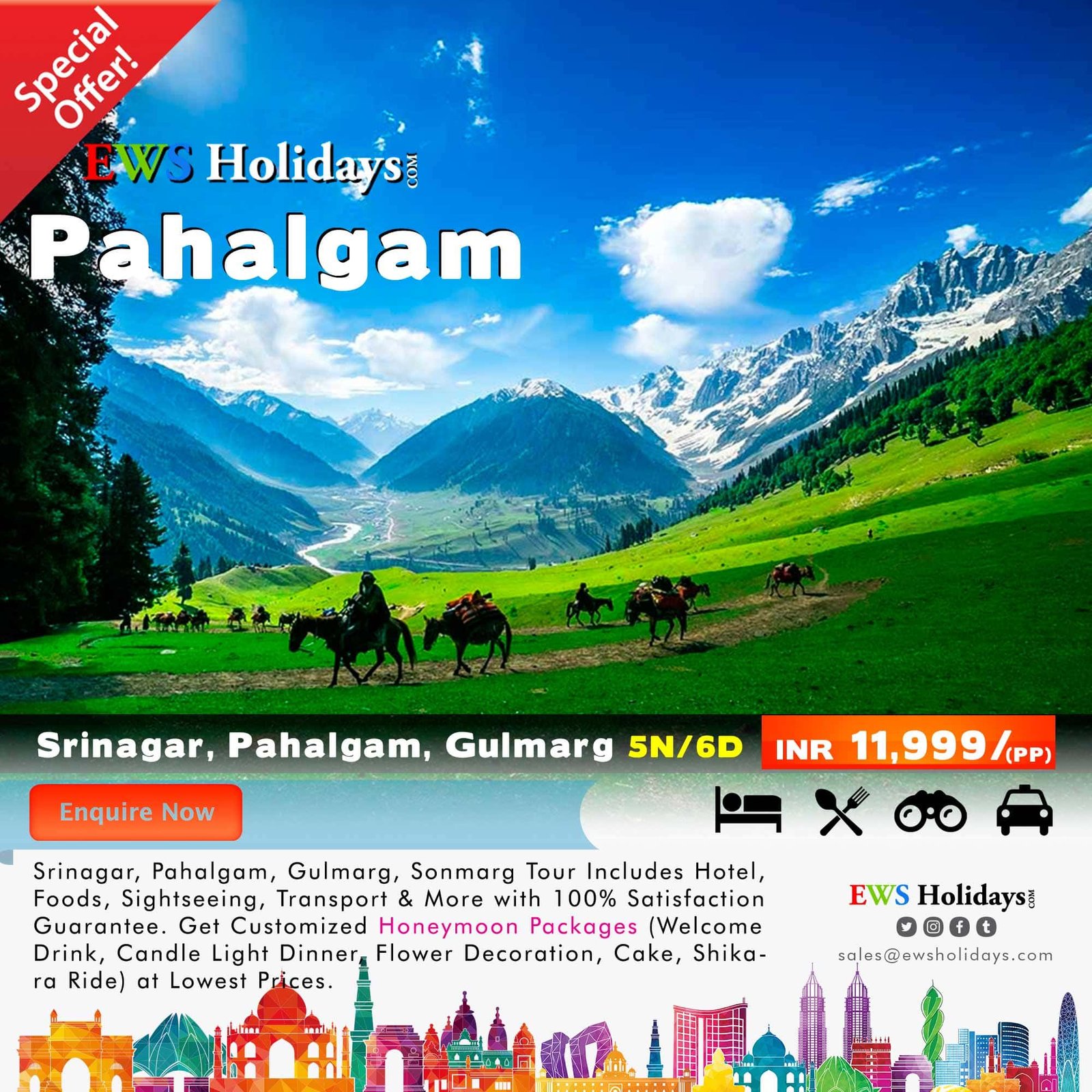 Offers, EWS Holidays Offers, EWS Festival Offers